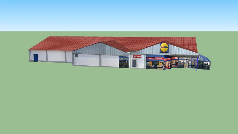 Lidl Espelkamp 'Neues Zentrum' | 3D Warehouse
