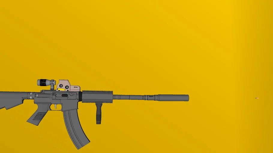 Combat Colt M4A1 | 3D Warehouse