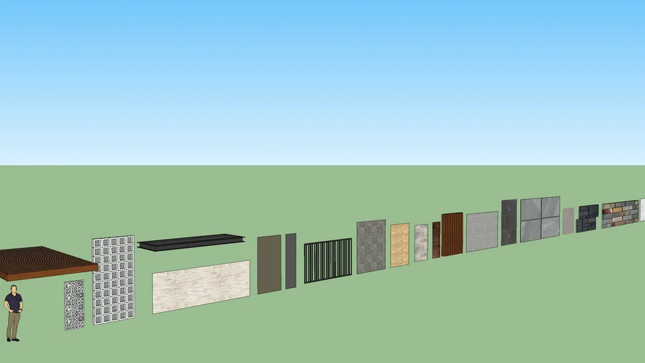 Materiais | 3D Warehouse