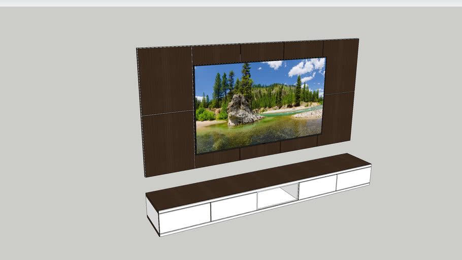 Modern TV Stand | 3D Warehouse