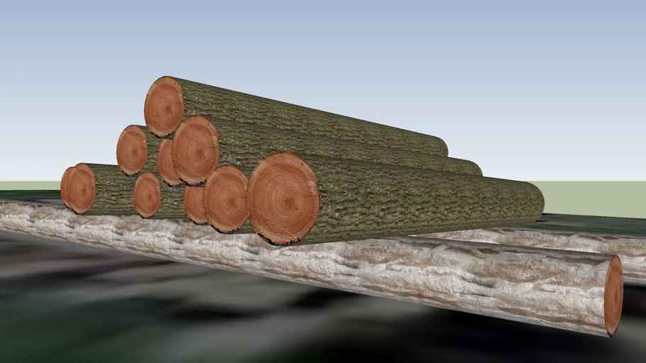 Logs for sawmill | 3D Warehouse