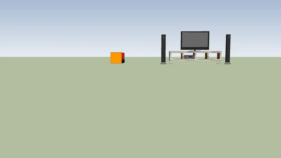 couch and tv | 3D Warehouse