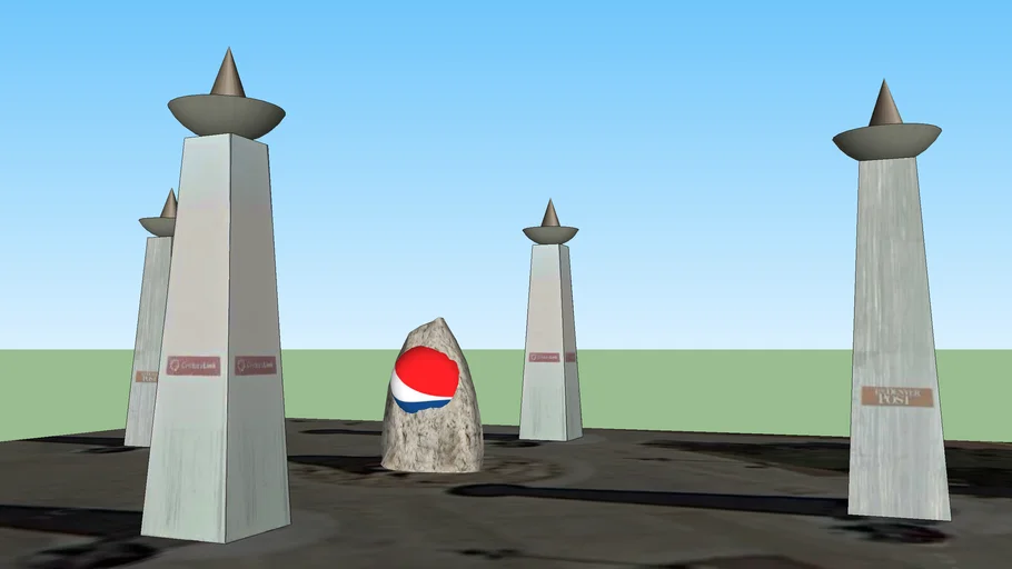 Pepsi Ball Statue | 3D Warehouse