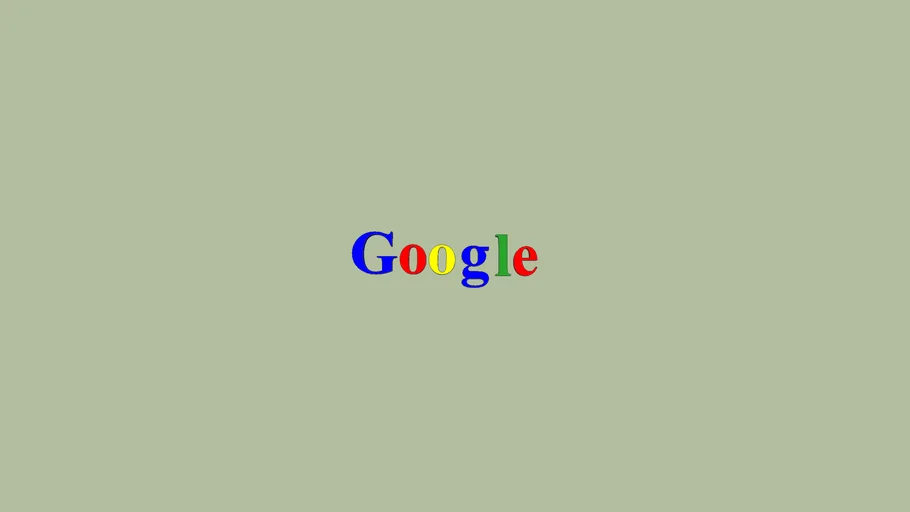 Google Logo | 3D Warehouse
