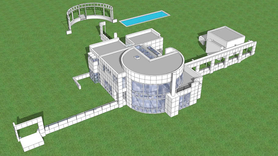 Casa Grotta por Richard Meier | 3D Warehouse