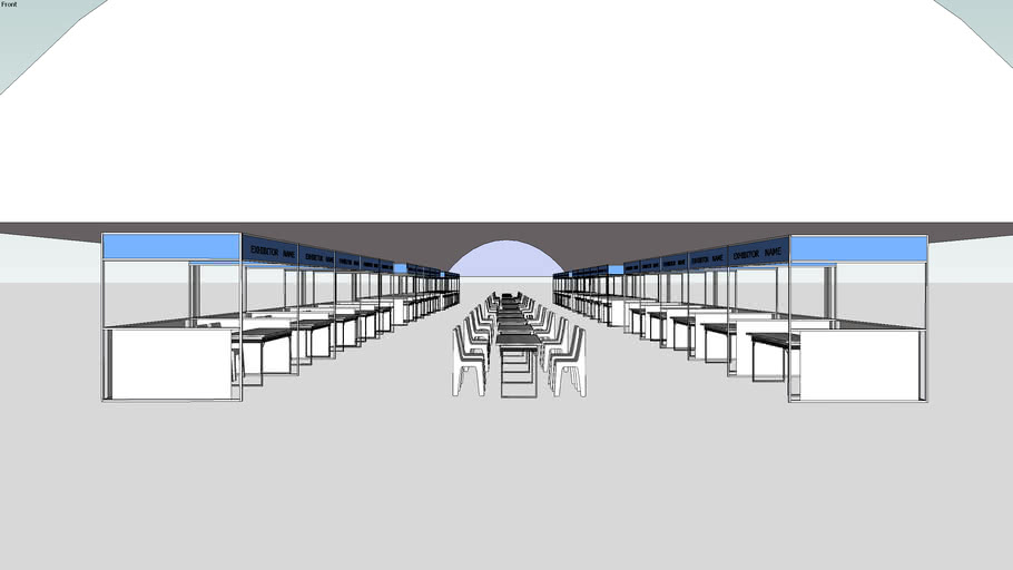 Booth outdoor | 3D Warehouse