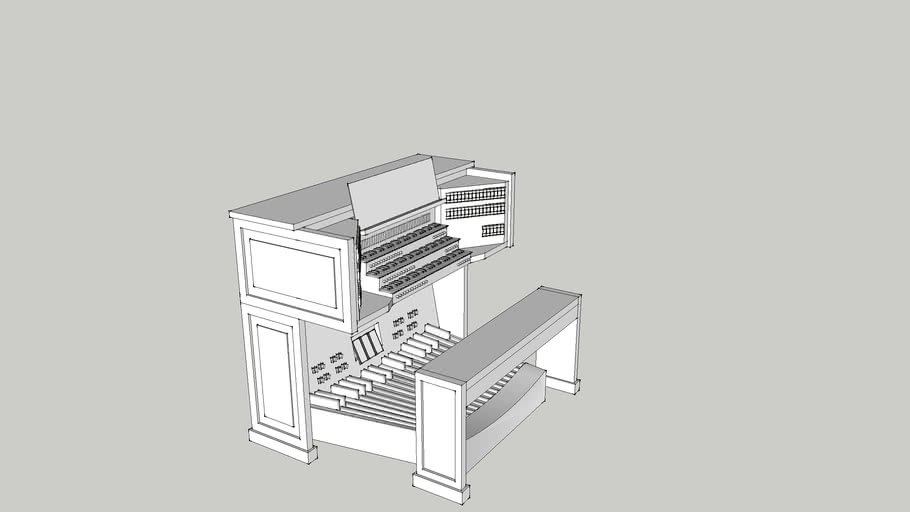 Organ Console | 3D Warehouse