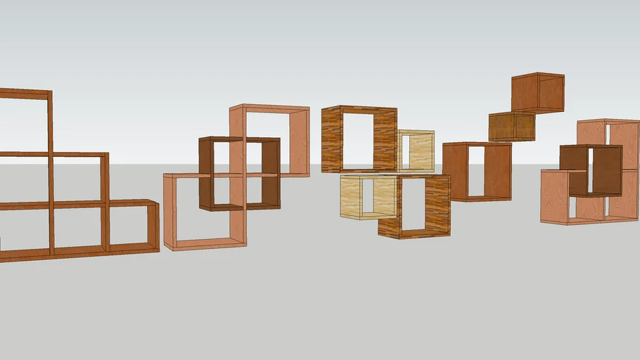 wall mount shelves by Sudeesh Kailas | 3D Warehouse