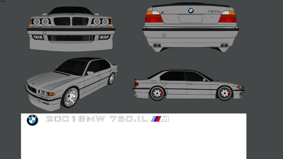 Bmw 7 series e38 750.iL M sport | 3D Warehouse