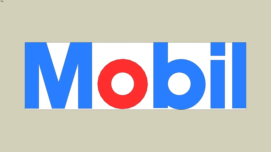 Mobil Logo | 3D Warehouse