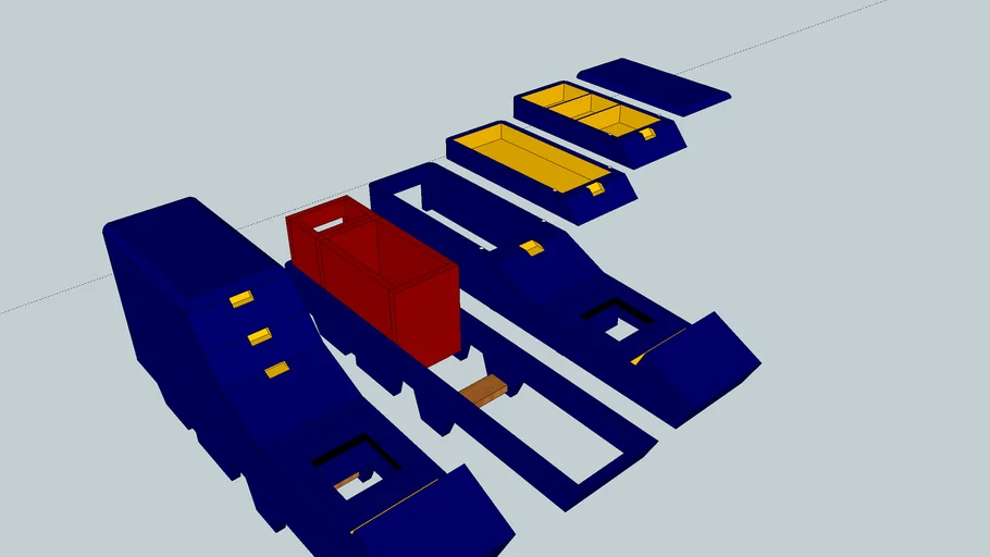 Console Box - TOYOTA Kijang Grand Extra | 3D Warehouse