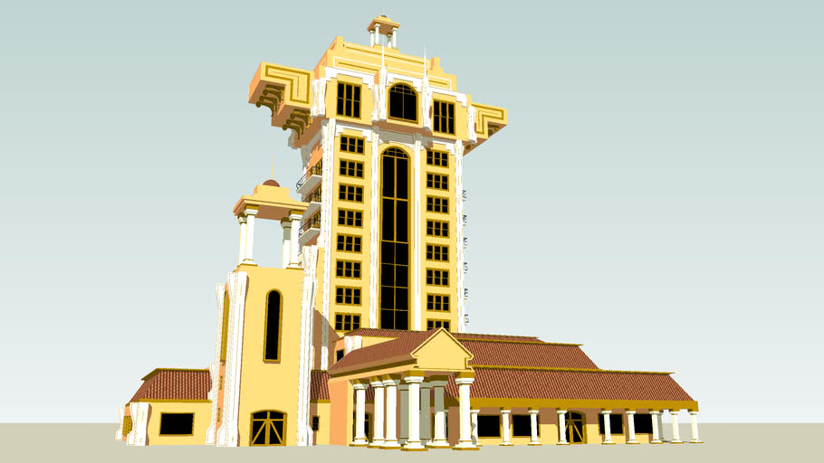 Tower of Terror Concept : the 'fine' facade | 3D Warehouse