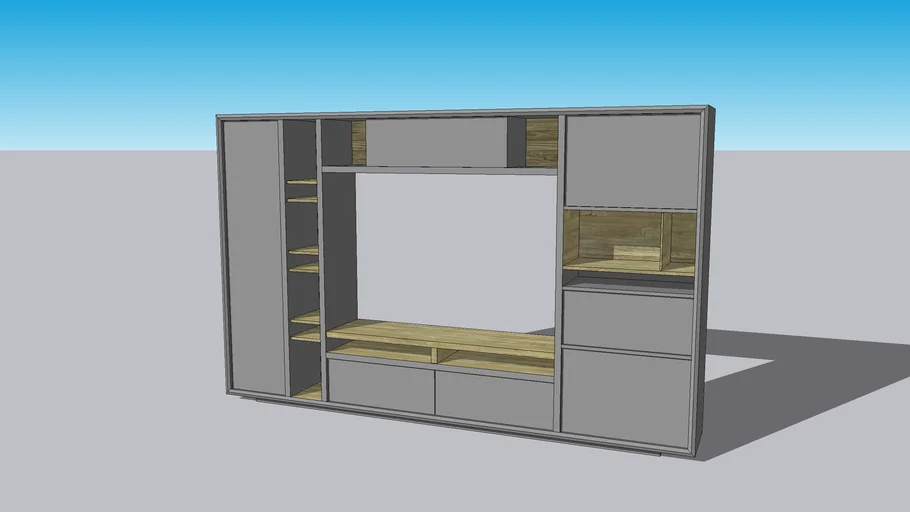 TV Unit | 3D Warehouse