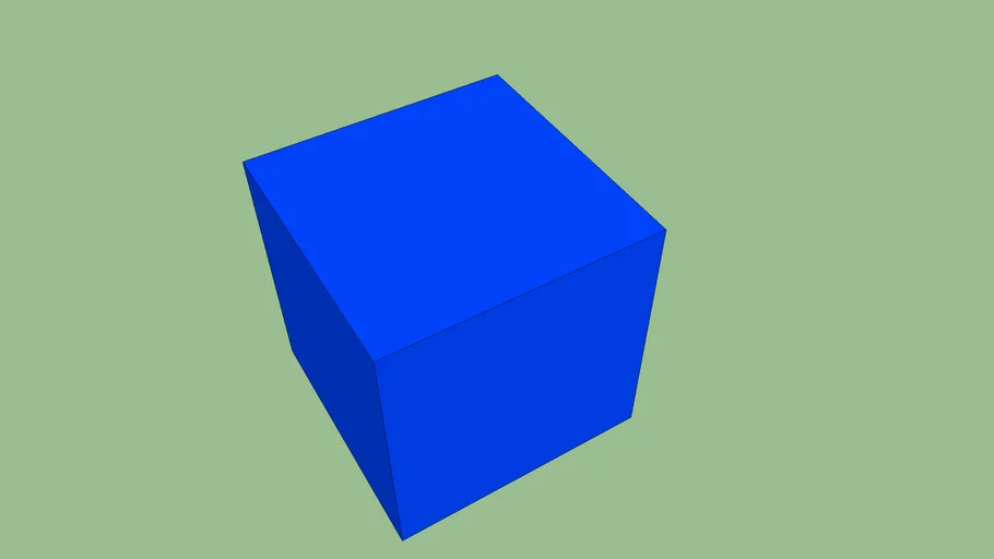 Blue Cube | 3D Warehouse