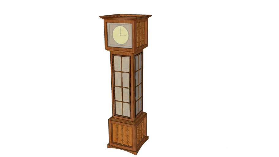 Grandfather Clock | 3D Warehouse