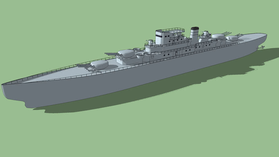 Heavy Warship III | 3D Warehouse