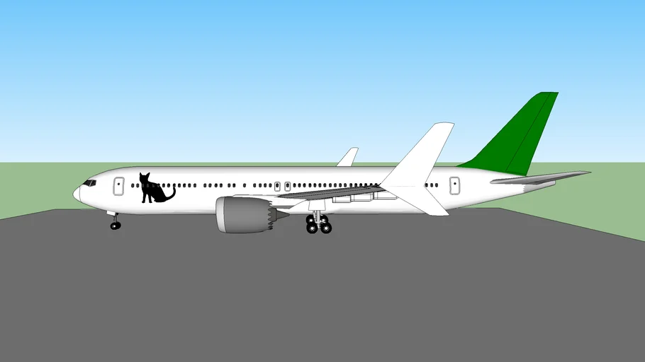 Boeing 767 MAX 973 Cat livery | 3D Warehouse