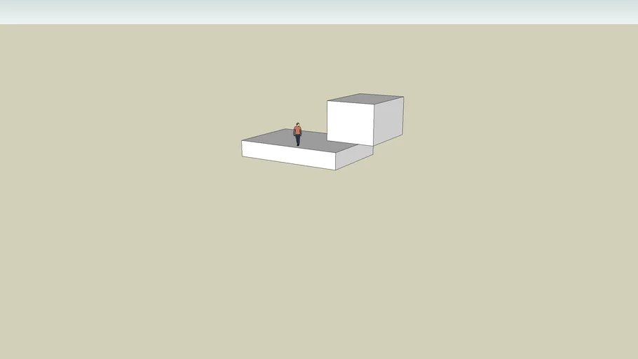 Sencillamente dos bloques | 3D Warehouse