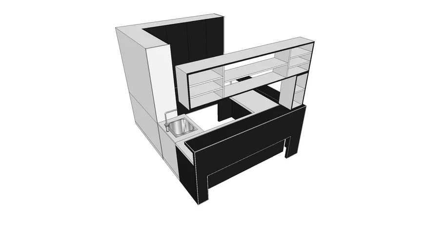 Counter @ Bar | 3D Warehouse