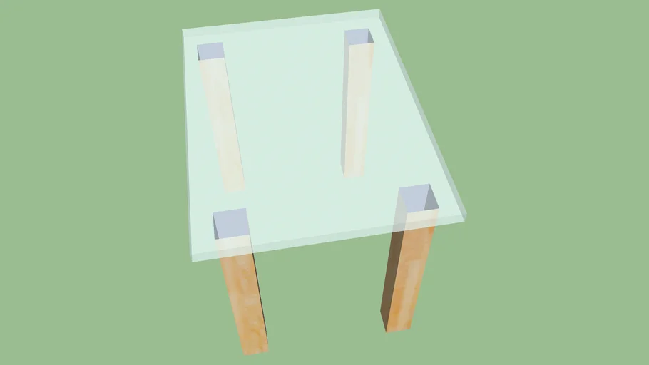 Multipurpose Glass table | 3D Warehouse