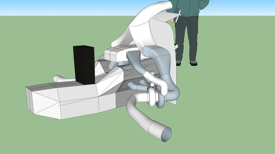 v6 turbo lmp2 engine | 3D Warehouse