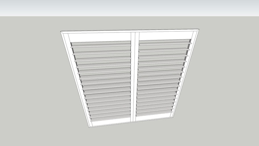 White Shutters | 3D Warehouse