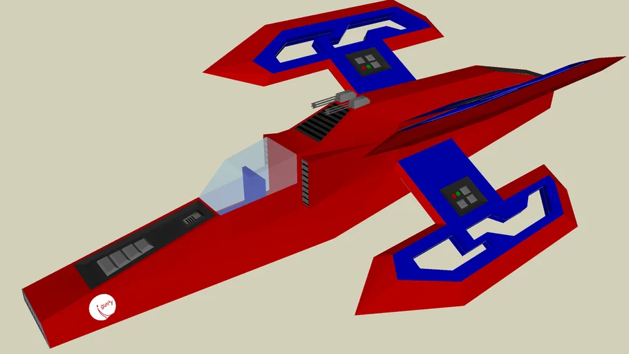 nfuf F-26 X-wing fighter | 3D Warehouse
