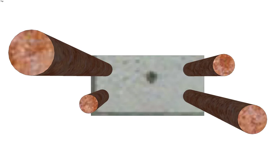 Concrete Support Pillar Column | 3D Warehouse