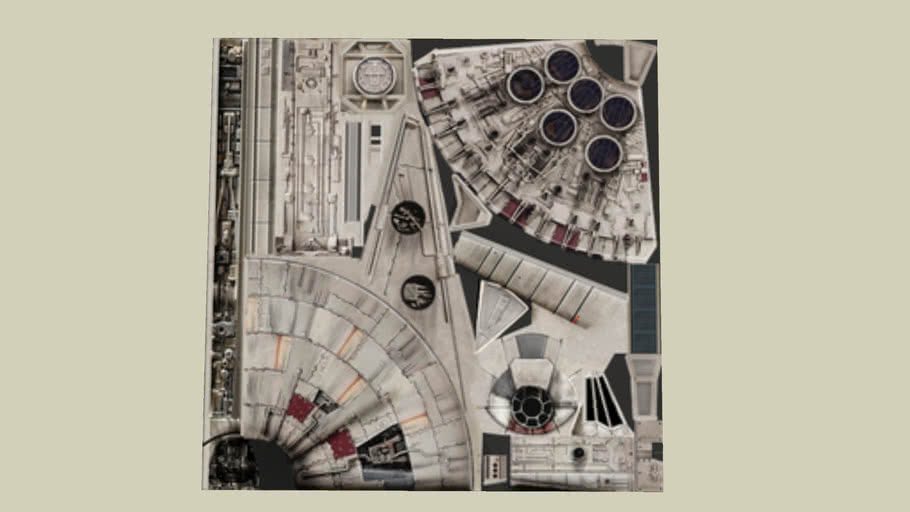 Millenium Falcon texture | 3D Warehouse