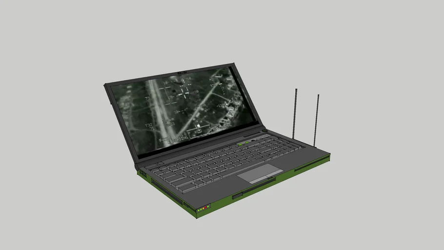 Military laptop | 3D Warehouse