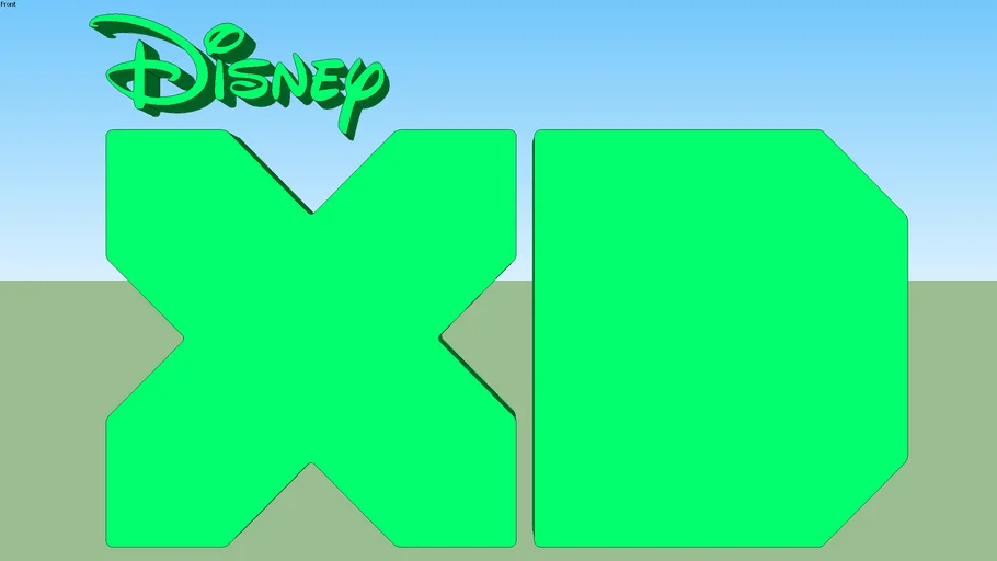 Disneyxd logo | 3D Warehouse