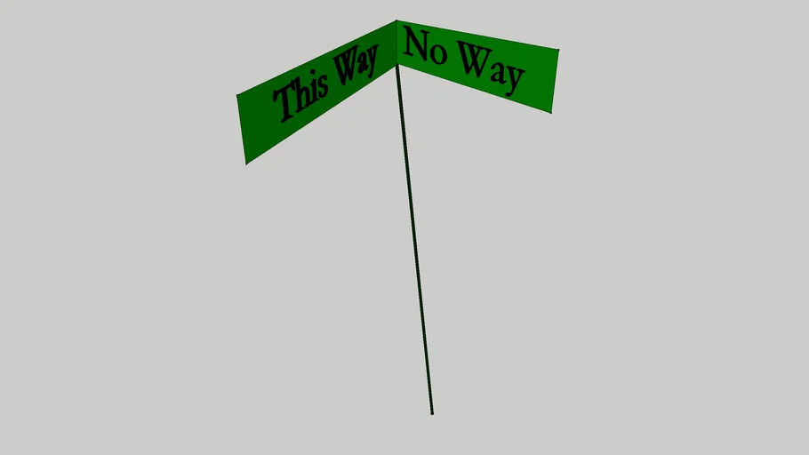 Goofy Street Sign | 3D Warehouse