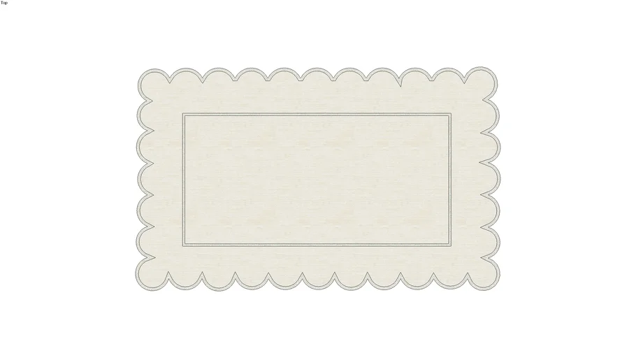 Scalloped Rug | 3D Warehouse