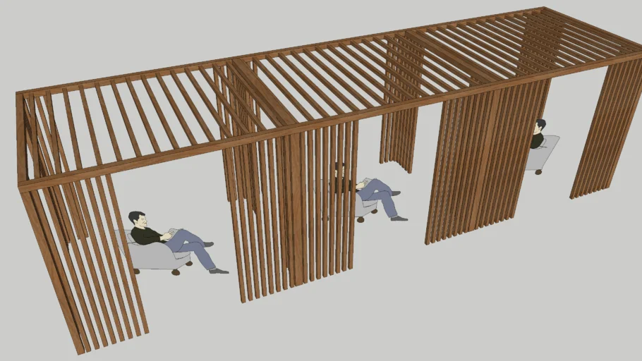 Cabana Modern Wood | 3D Warehouse