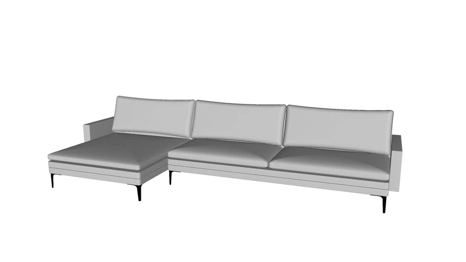 SOFÁ PIERRE COM CHAISE | 3D Warehouse