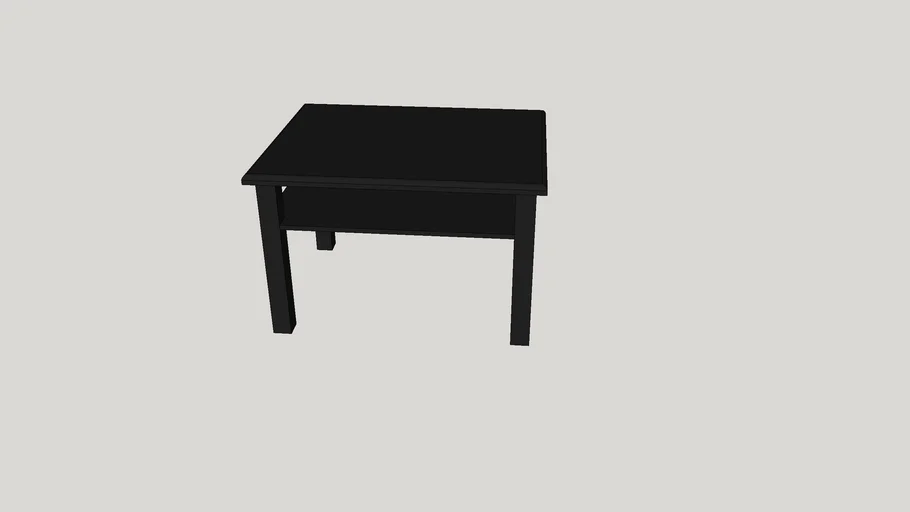 Black Corner Table | 3D Warehouse