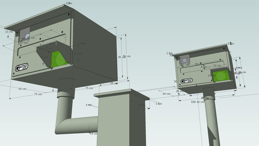 Gatsometer (2 models) | 3D Warehouse