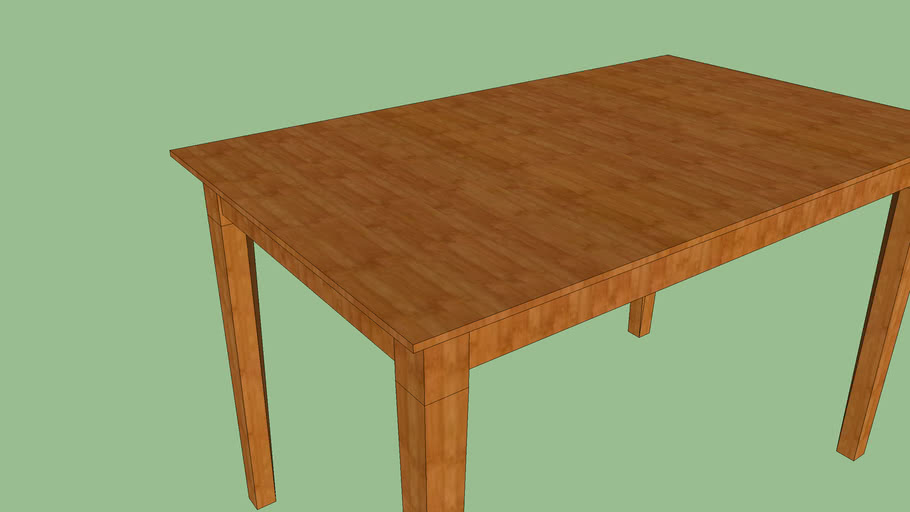 Google Sketchup Table | 3D Warehouse