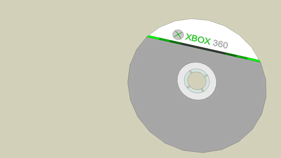 blank Xbox CD | 3D Warehouse