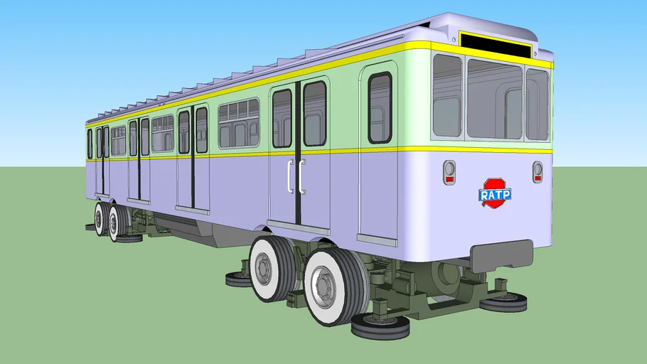 Metro de París MP-55 | 3D Warehouse