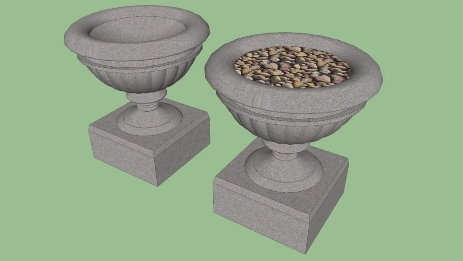 stone pot | 3D Warehouse