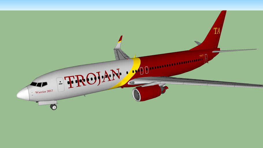 Trojan Air Boeing 737-803 Warrior 2017 | 3D Warehouse