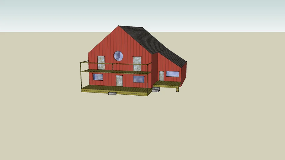 small simple house | 3D Warehouse