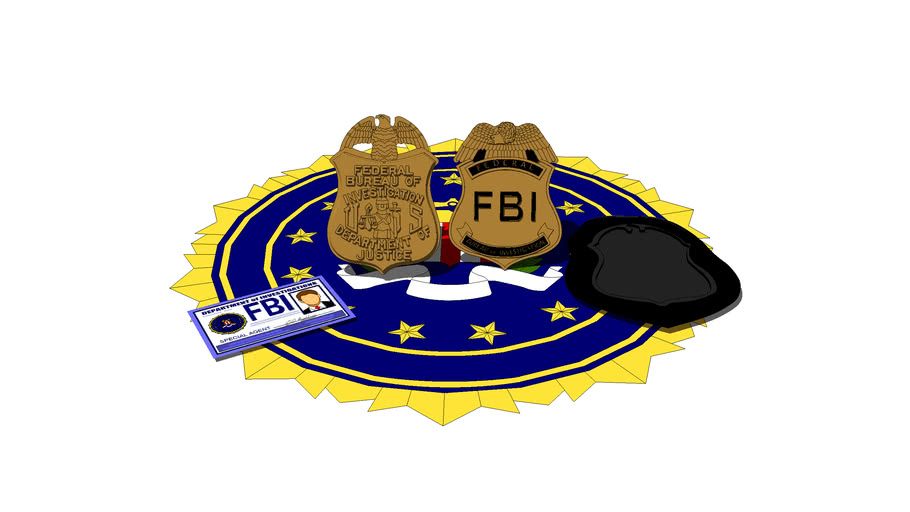 Identifying FBI Badge and Symbols | 3D Warehouse