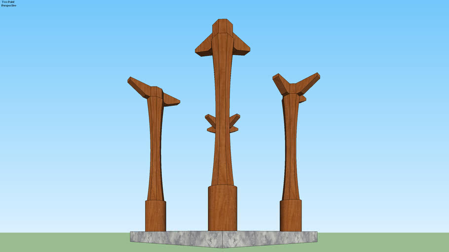 Wooden Pillar | 3D Warehouse