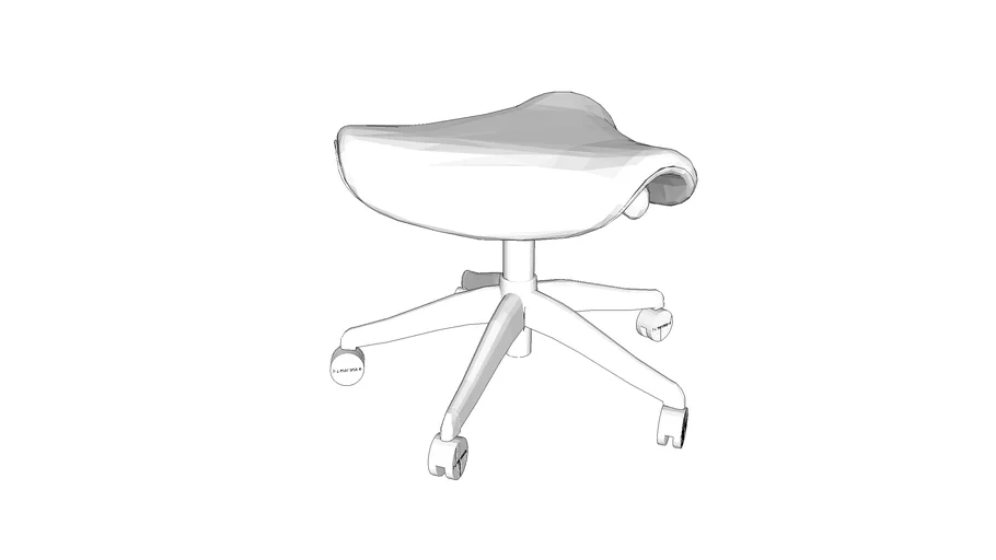 Humanscale Saddle stool | 3D Warehouse