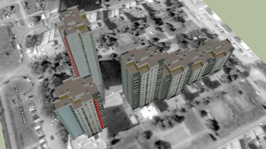 Blok 62, Dusana Vukasovica br. 63, 65, 67, 69, 71, 73, Novi Beograd ...