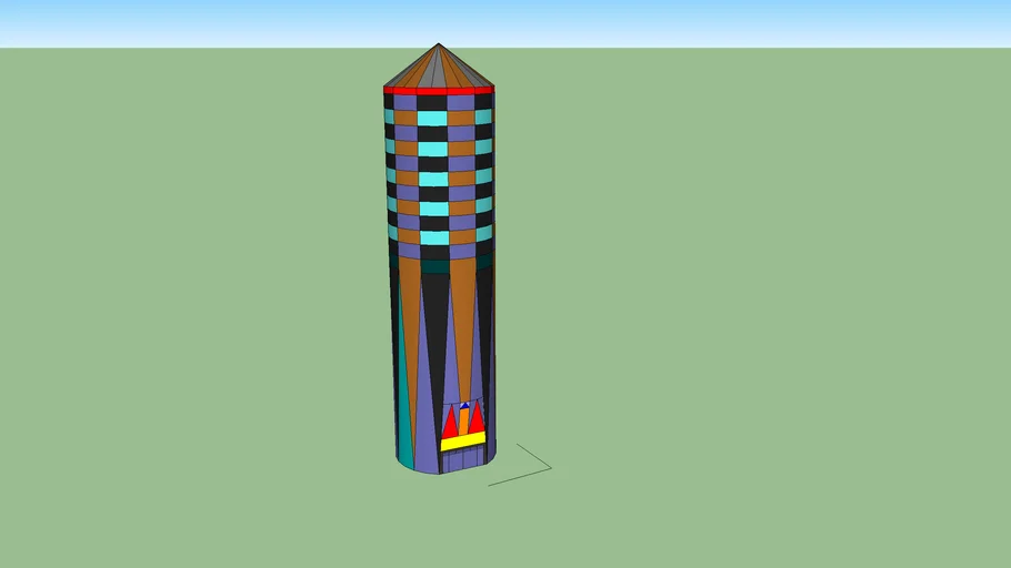 Pointed Tower | 3D Warehouse