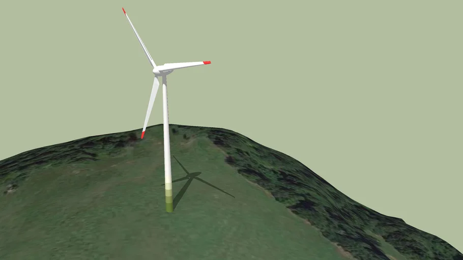 Wind turbine Enercon E-82 Lutersarni | 3D Warehouse