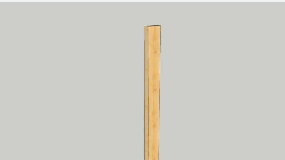 2x4x4 Dimensional Lumber | 3D Warehouse